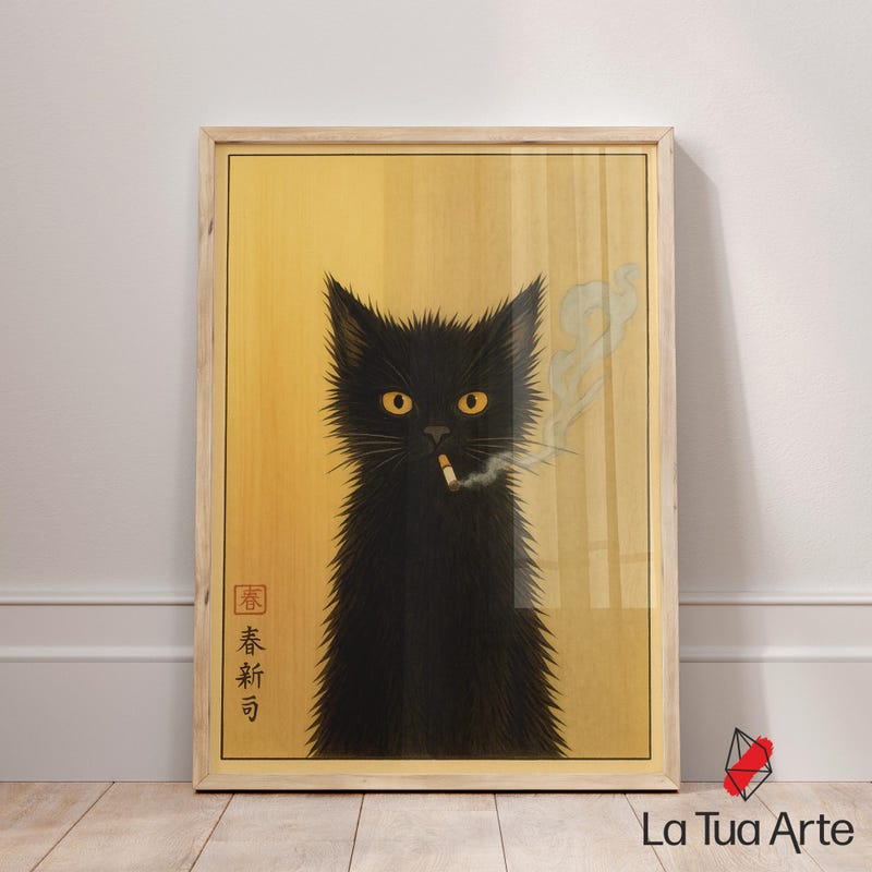 Black Cat Cigarettes Print - Etsy UK