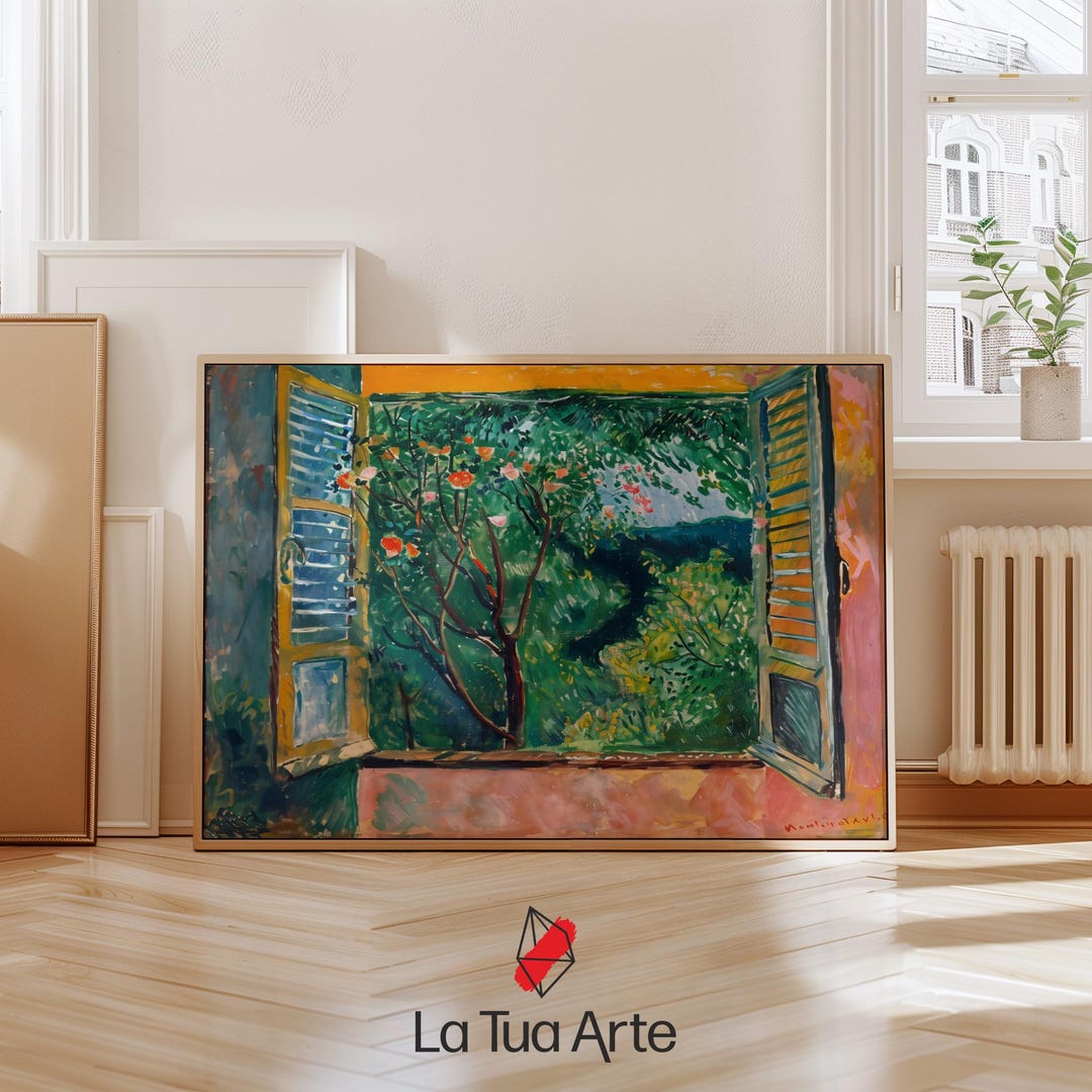 Henri Matisse Open Window Print: Modern Colorful Wall Art - Etsy