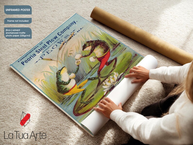 Vintage Japanese Frog Poster Set: Japandi Art Prints, Nature Wall Decor ...