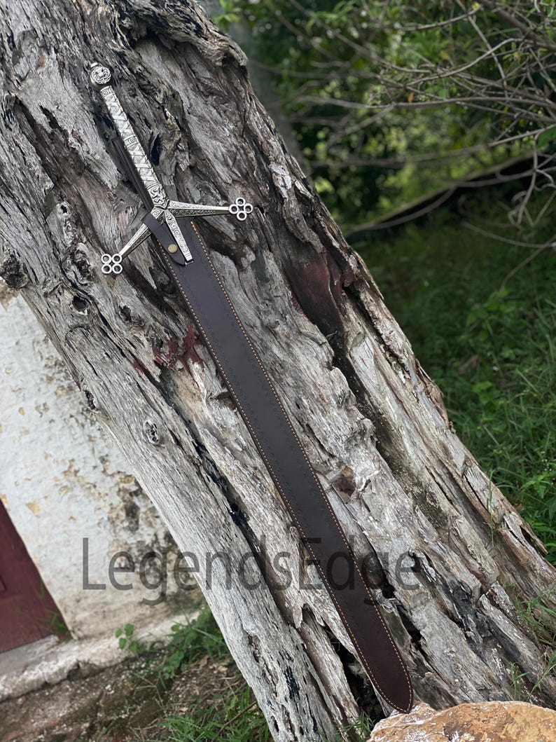 Claymore Sword, Legendary Claymore Sword With Scabbard, Scottish ...