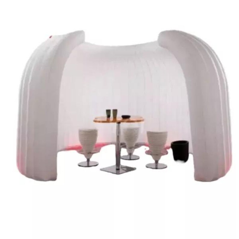 Inflatable Office Pod Meeting Room Tent With LED Lights Party Dome ...