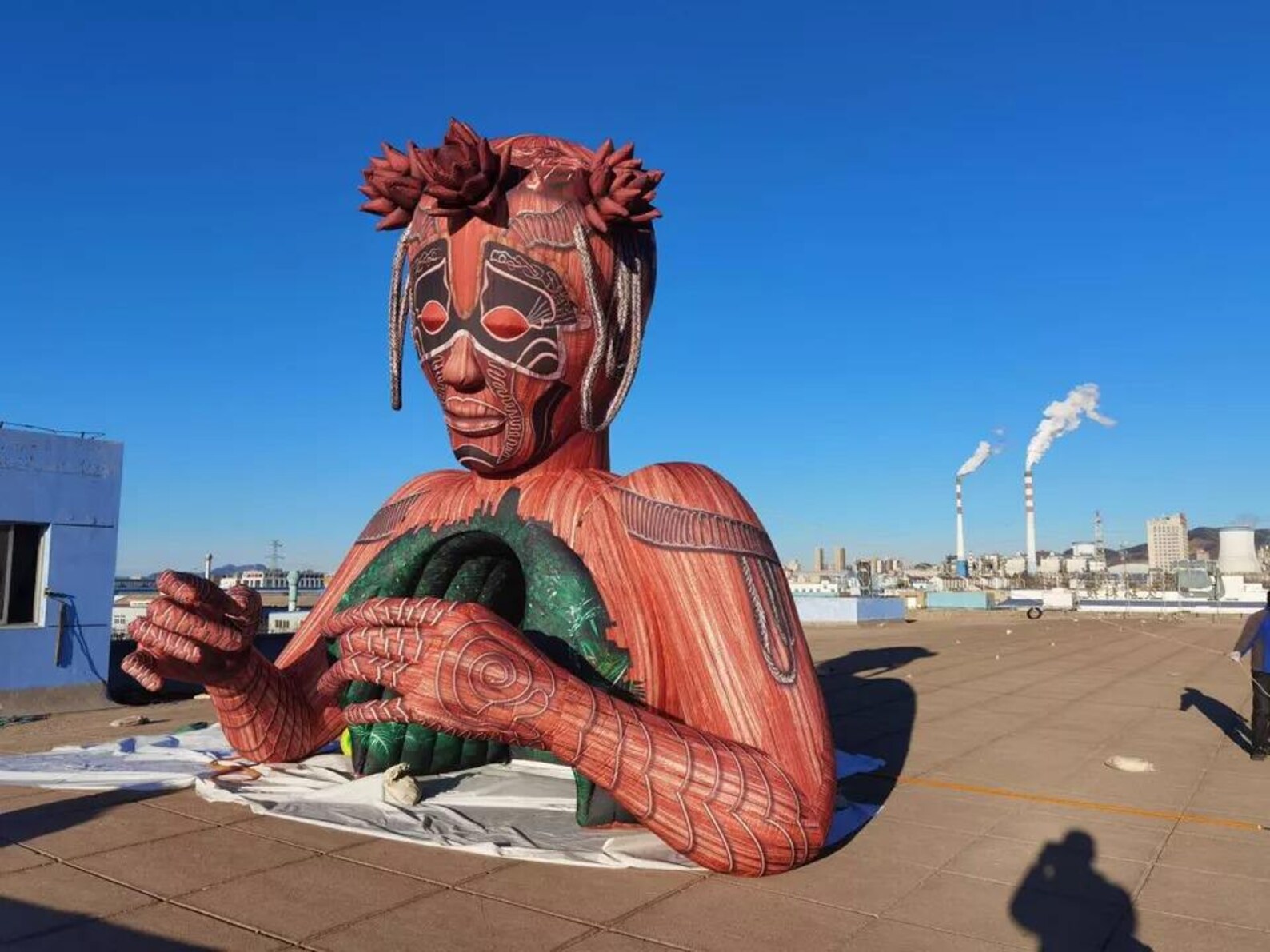 Inflatable Stage DJ Booth LED Lights Cover Tent Party Rave Festival ...