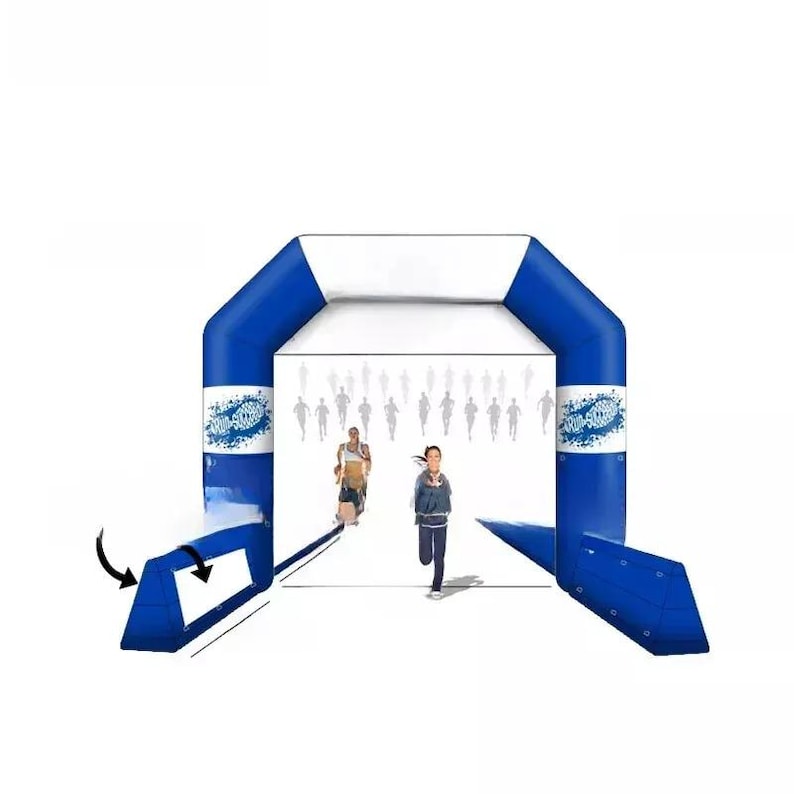 Inflatable Finish Start Line Marathon Portable Archway Arch Tunnel ...