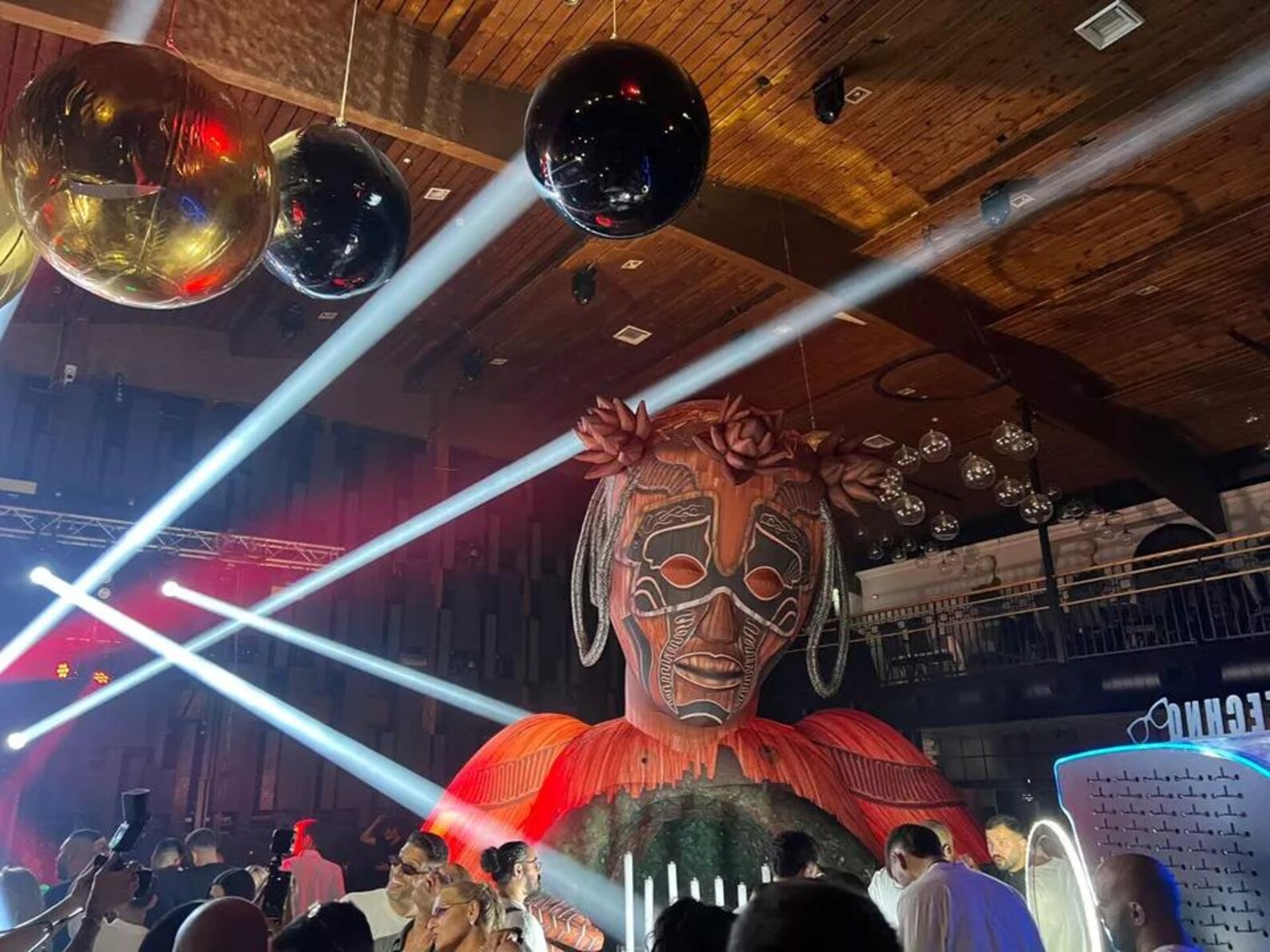 Inflatable Stage DJ Booth LED Lights Cover Tent Party Rave Festival ...