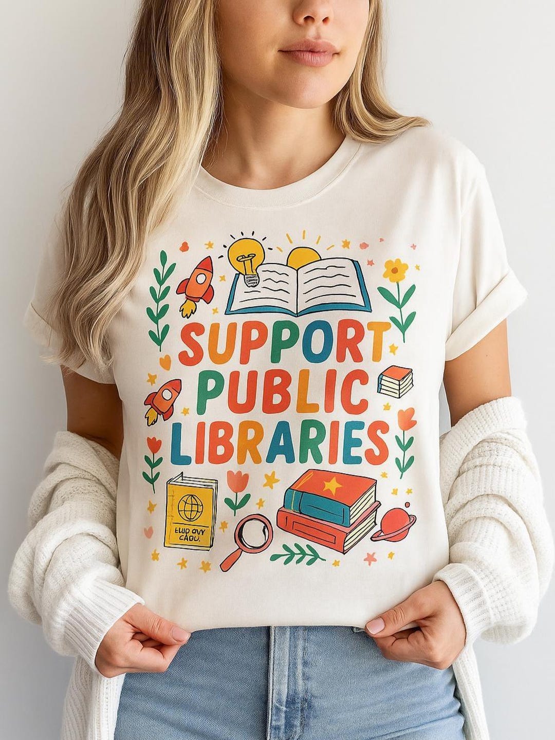 Support Public Libraries Shirt, Read Banned Books Tee, Book Lover Gift ...
