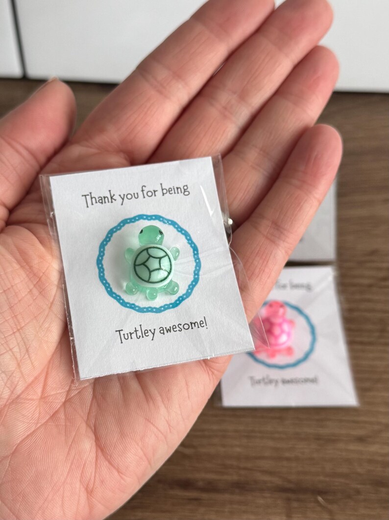 Appreciation Card With Mini Resin Turtle – Team Token Gift Multipack ...
