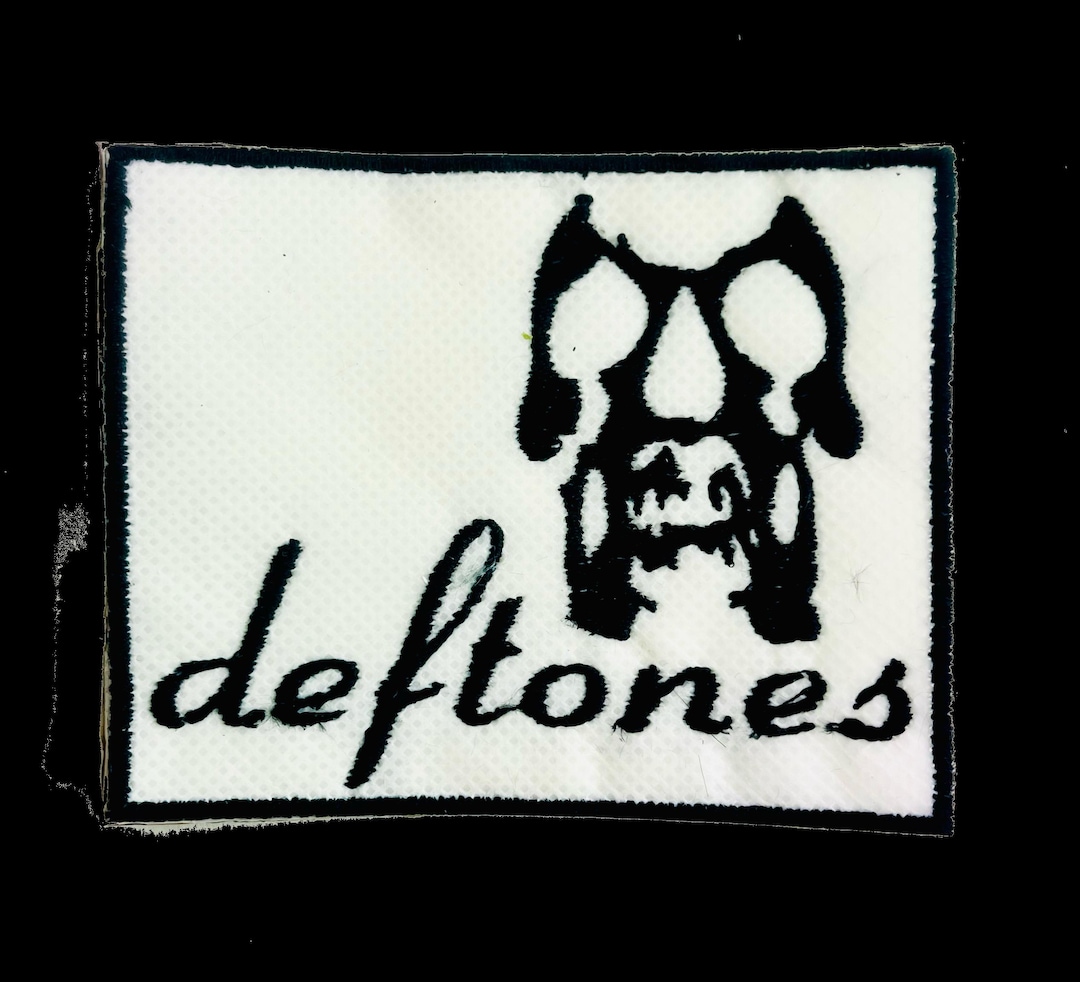 Deftones Patch - Iron-on Adhesive Backed - Etsy