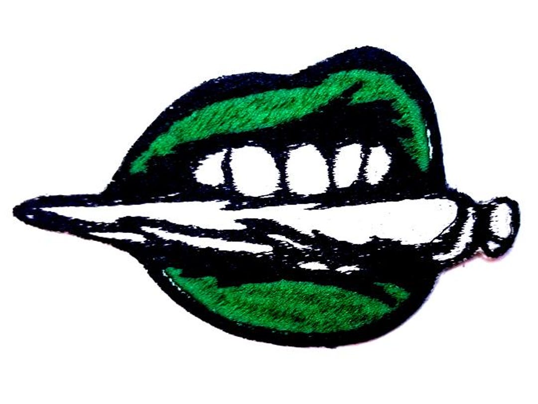 420 Lips Patch Iron-on Adhesive Embroidery - Etsy