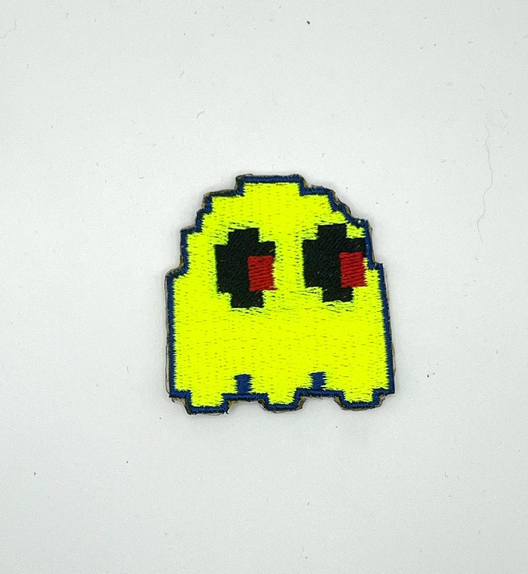 Pac-man Iron-on Patch - Etsy