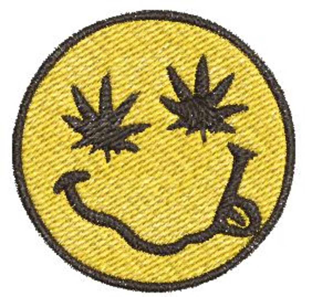 DIGITAL DOWNLOAD Smiley 420 Embroidery File PES - Etsy