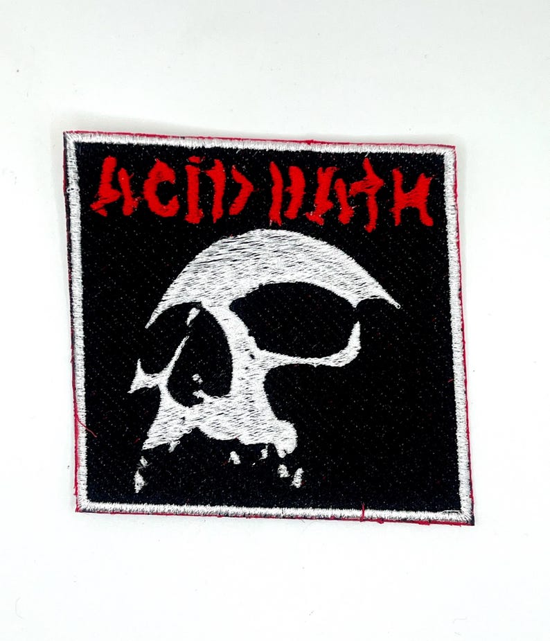 Acid Bath Embroidery Patch Iron-on Adhesive - Etsy