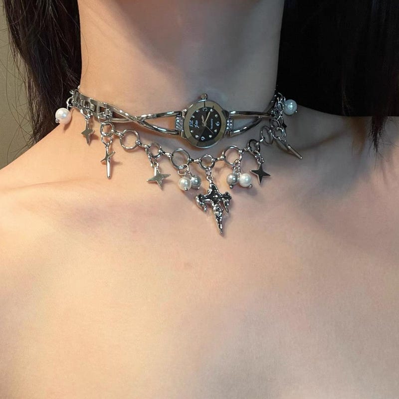 Punk Rock Necklace - Etsy