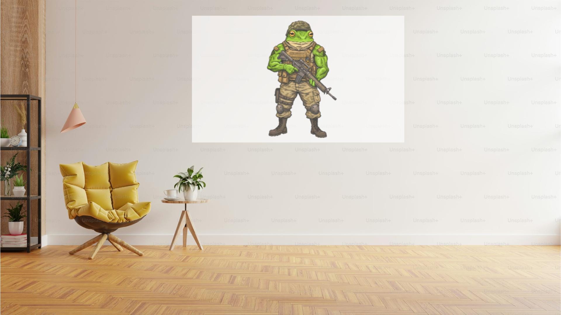 Cartoon Military Frog Flag - Etsy