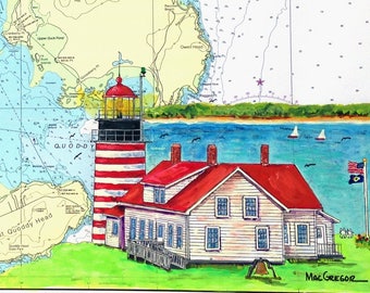 Lubec Maine Art - Etsy