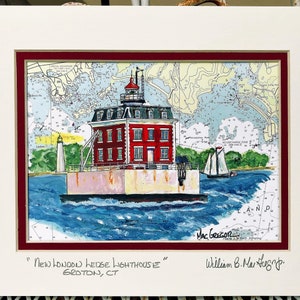 New London Harbor & Thames River Map 1969 Nautical Chart - Etsy