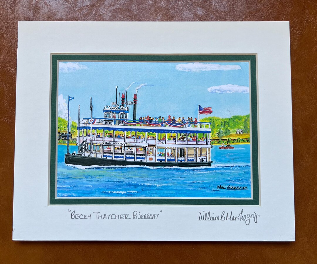 Becky Thacher Riverboat Art Print Essex CT Connecticut River the Essex ...