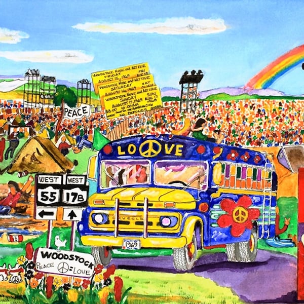 Woodstock Festival - Etsy