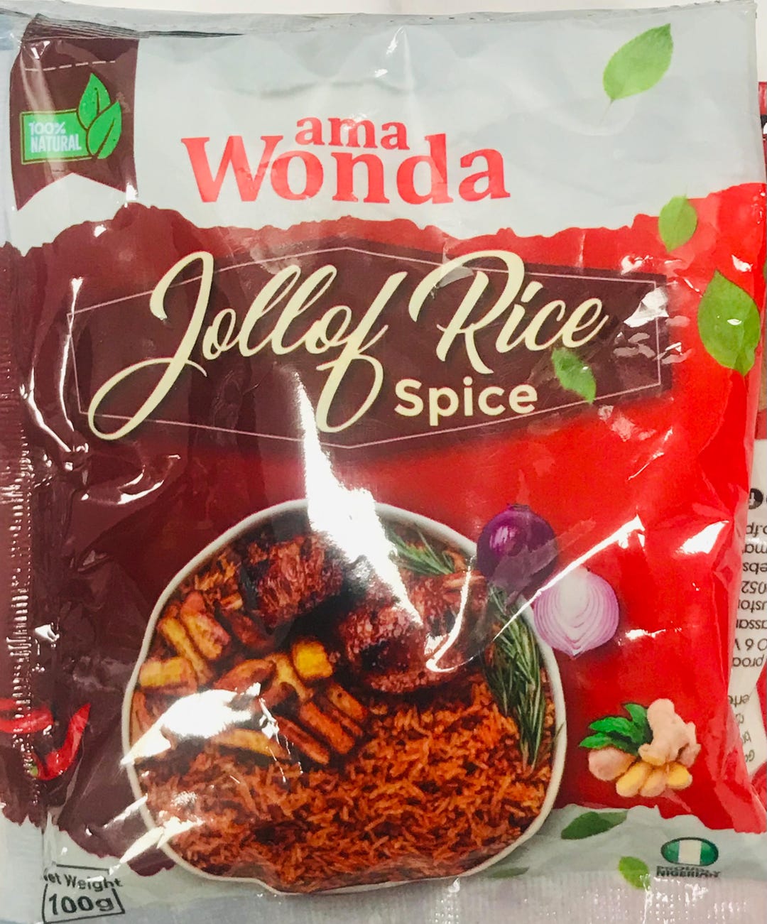 Ama Wonda Jollof Rice Spice. 100g - Etsy UK
