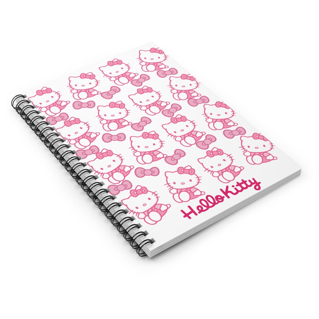 Hello Kitty Spiral Notebook - Perfect for School, Journaling, Kawaii ...