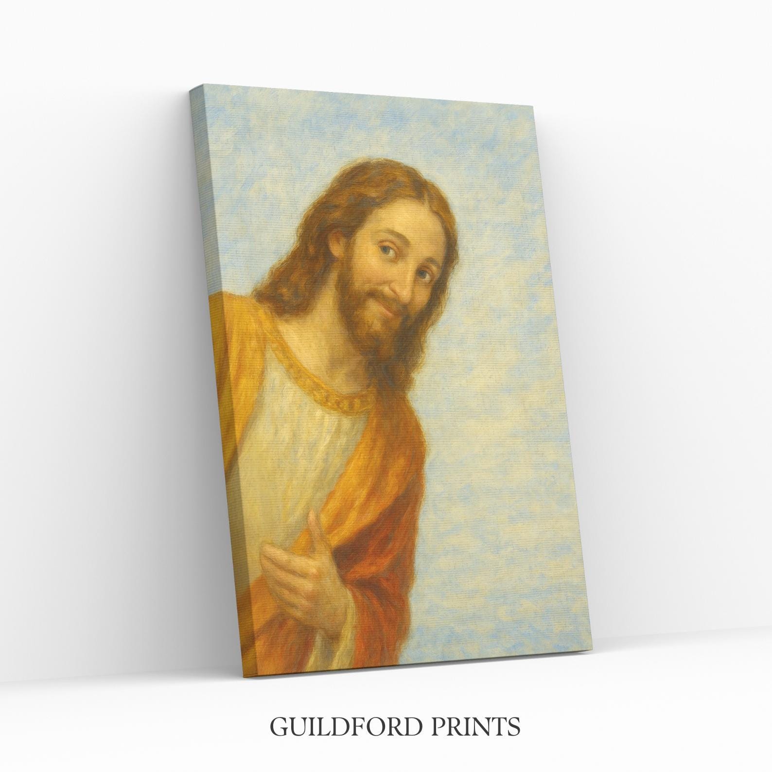 Printable Peeking Jesus I Saw That Meme Vintage Impressionist ...