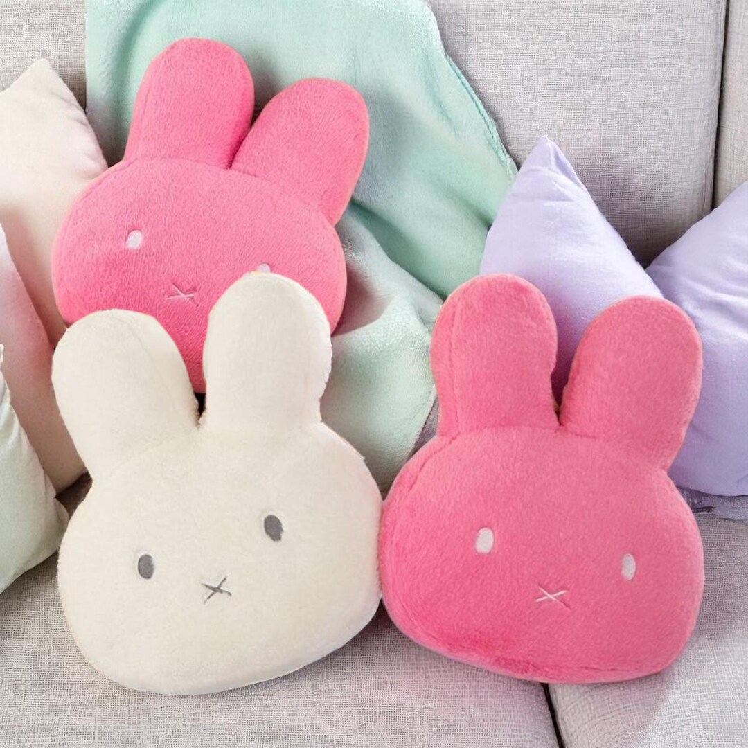 Miffy Bunny Plush Pillow – 32cm Soft Cartoon Toy Doll |cute Kawaii ...