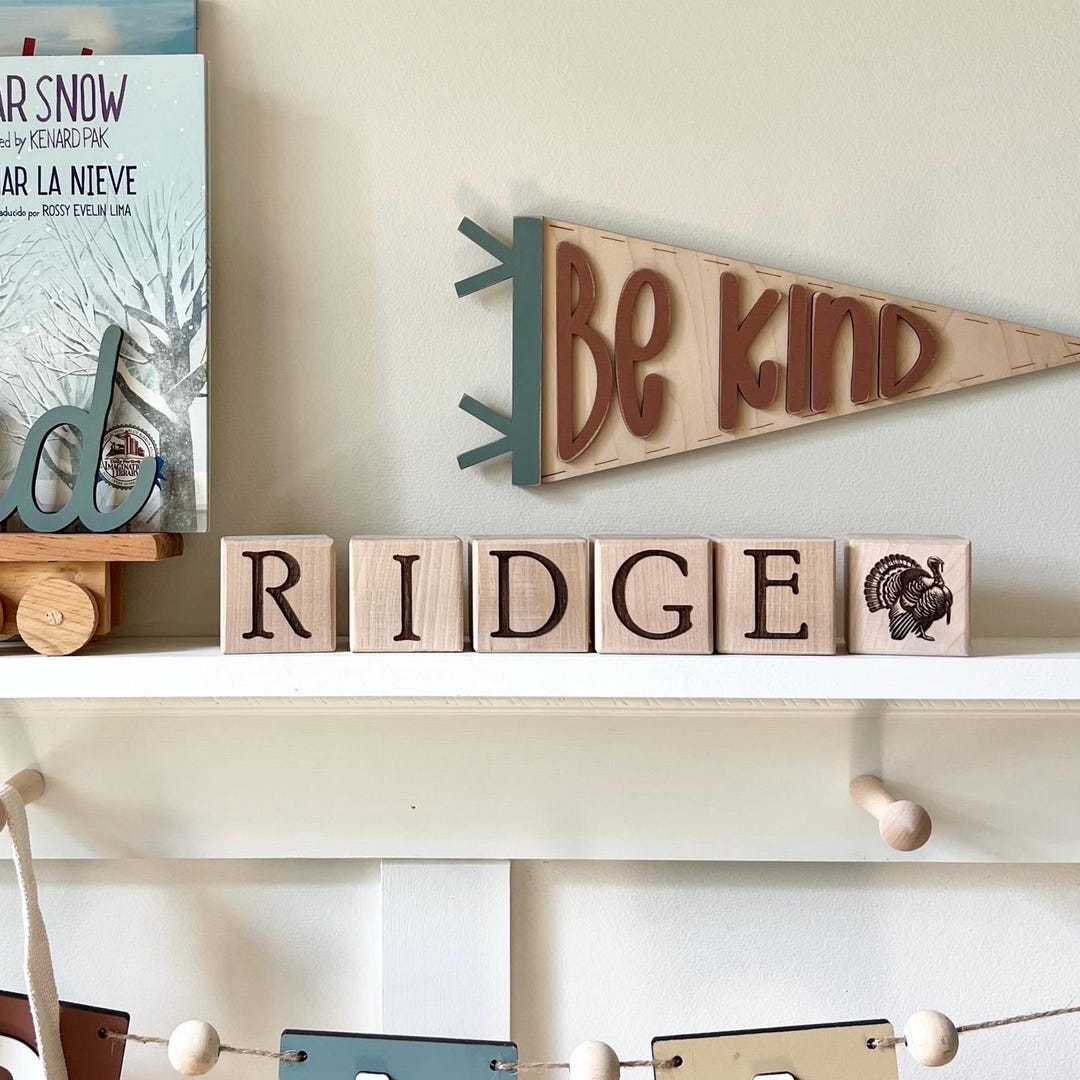 CUSTOM NAME BLOCKS | Personalized Blocks | Kids Room Nursery Decor ...