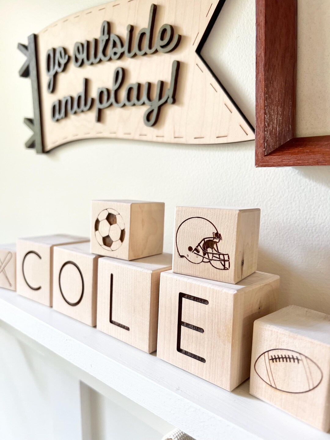 Unique Personalized Wood Blocks for Children | Custom Name Keepsakes ...