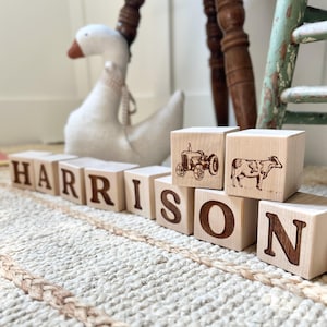 CUSTOM NAME BLOCKS | Personalized Blocks | Kids Room Nursery Decor ...