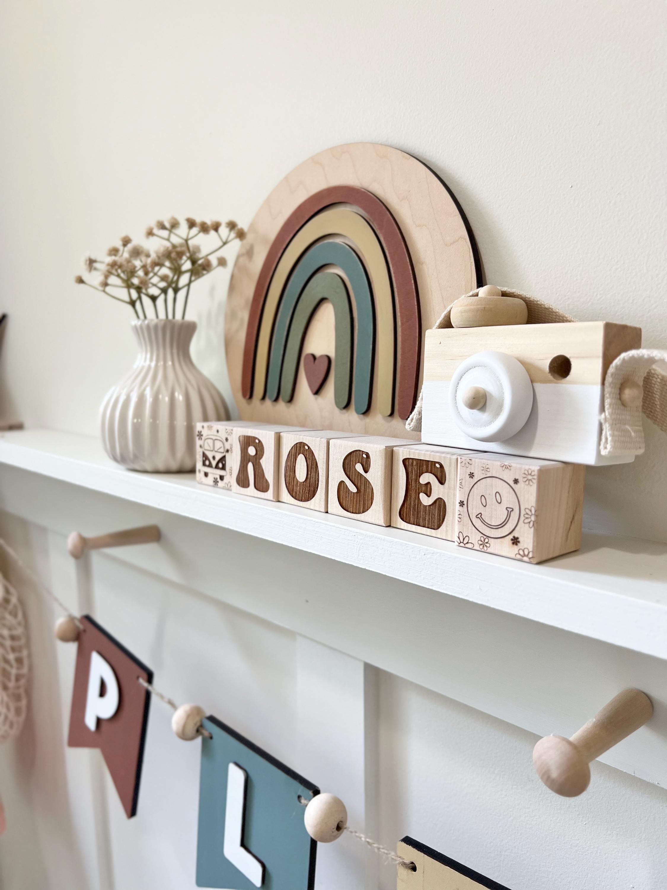 CUSTOM NAME BLOCKS | Personalized Blocks | Kids Room Nursery Decor ...