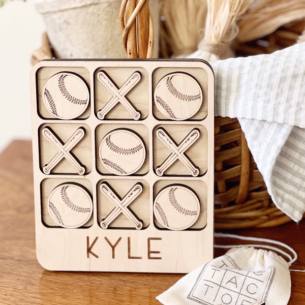 Baseball Tic Tac Toe - Etsy