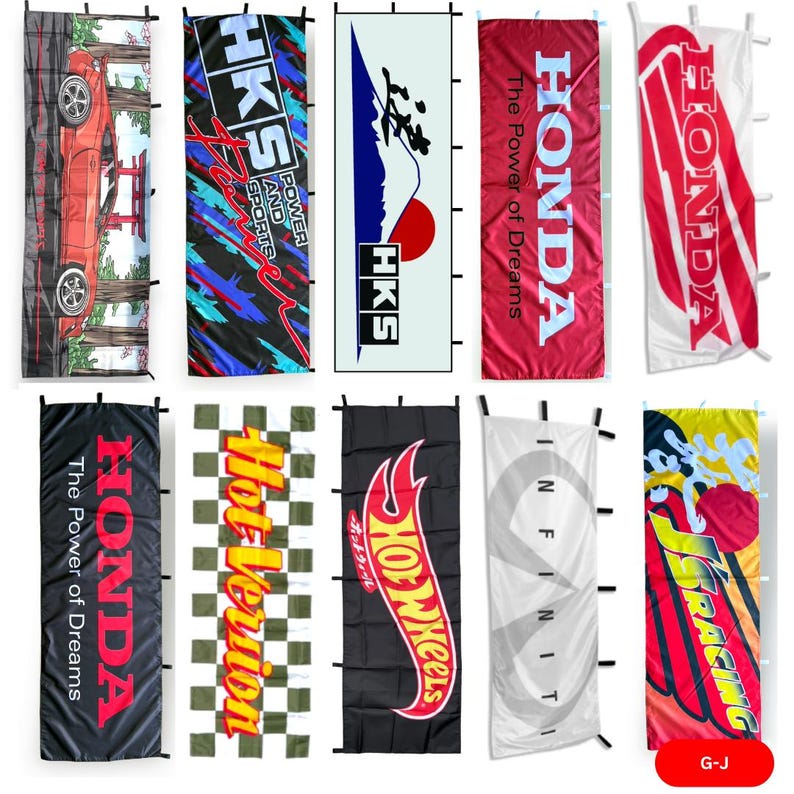 Nobori Flags JDM - Japanese Banners Home Decor, Cars, Events, Garage ...