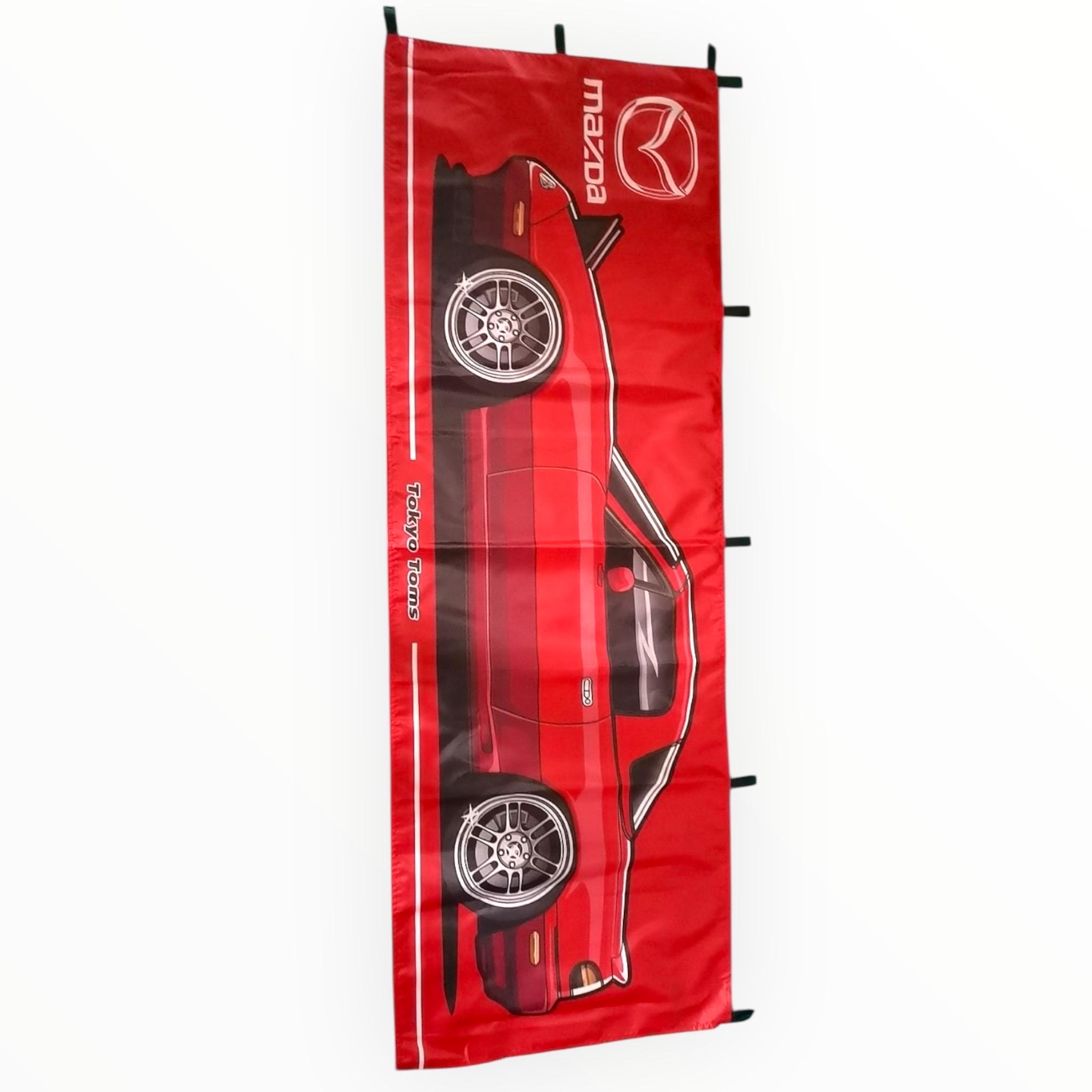 Nobori Flags JDM Cars Toyota Jzx100 Chaser MX5 Miata S13 Silvia Nissan ...