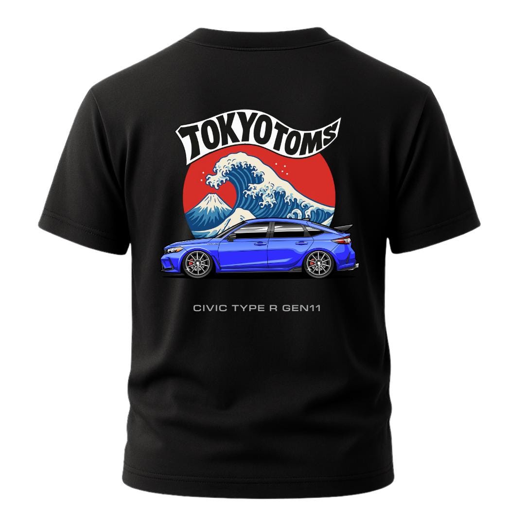 Civic Type R FL5 T-shirt - Civic Type R Gen11 Shirt, Japanese Car ...