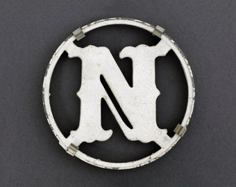 Monogram letter n | Etsy