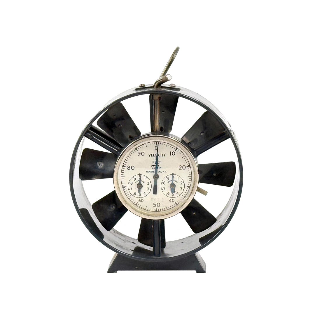 Vintage 1950s Taylor Instruments Anemometer Measures Velocity in Feet W ...