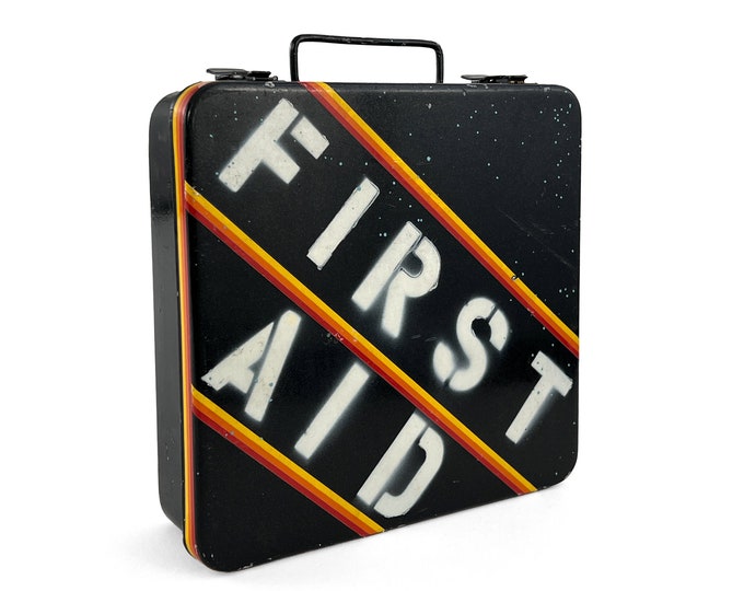 Vintage 1960s Industrial Painted Metal Medical First Aid Box - Etsy