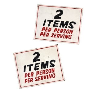 Vintage 1960s 14" X 11" Hand-painted Amusement Park Food Area "2 Items ...