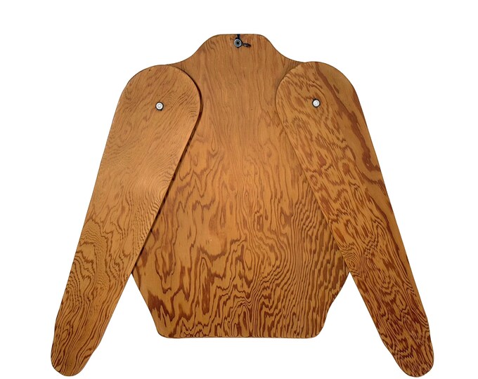 Vintage 1940s Articulating Douglas Fir Plywood Sweater Block Stretcher ...