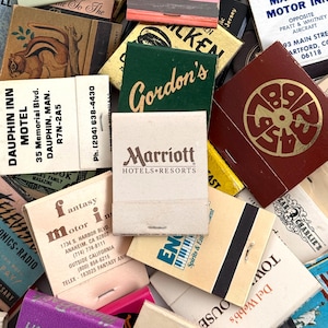 Vintage 1940s-1990s Personalized Custom Curated Matchbook Collection ...