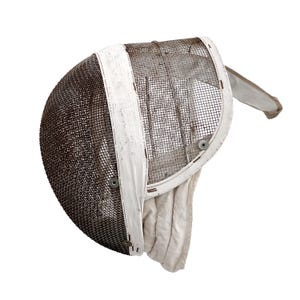 Vintage 1960s Santelli Canvas & Metal Mesh Fencing Sword Fighting Mask ...