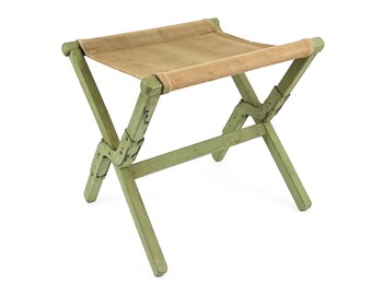 Folding Canvas Stool - Etsy