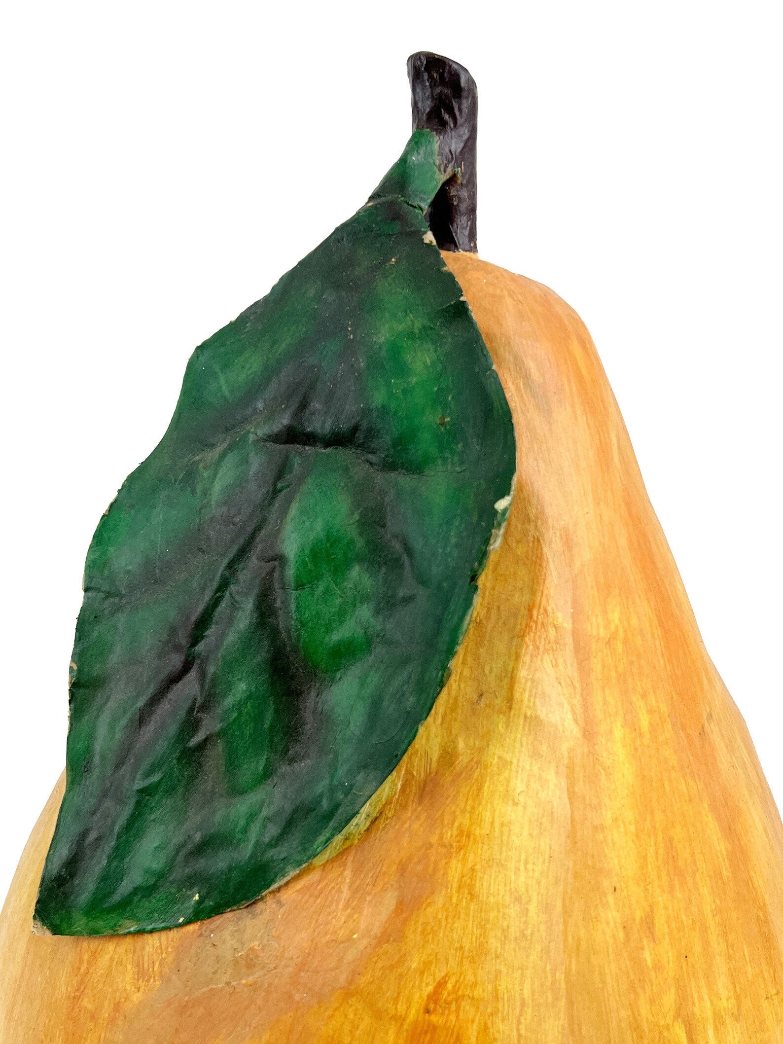 Vintage 1940s 18 Oversized Paper Mache Pear Old Handmade - Etsy