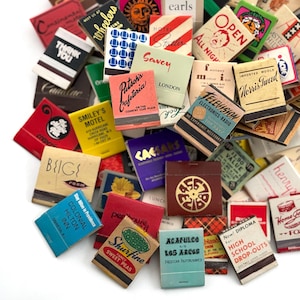 Vintage 1940s-1990s Hand-picked Matchbooks Custom Curated Collection ...