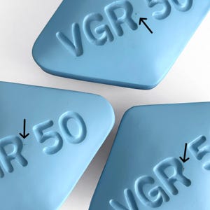 Vintage 1990s Oversized 5.5" Giant Plaster Blue Viagra Pill Novelty ...