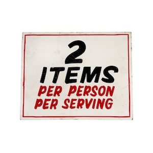 Vintage 1960s 14" X 11" Hand-painted Amusement Park Food Area "2 Items ...