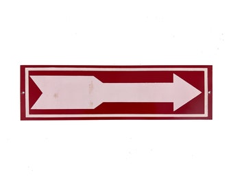 Red Pointing Sign - Etsy