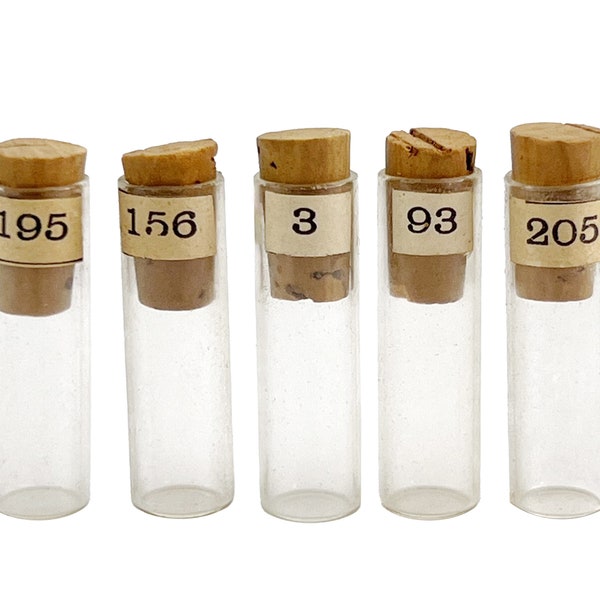 Vintage Glass Vials - Etsy