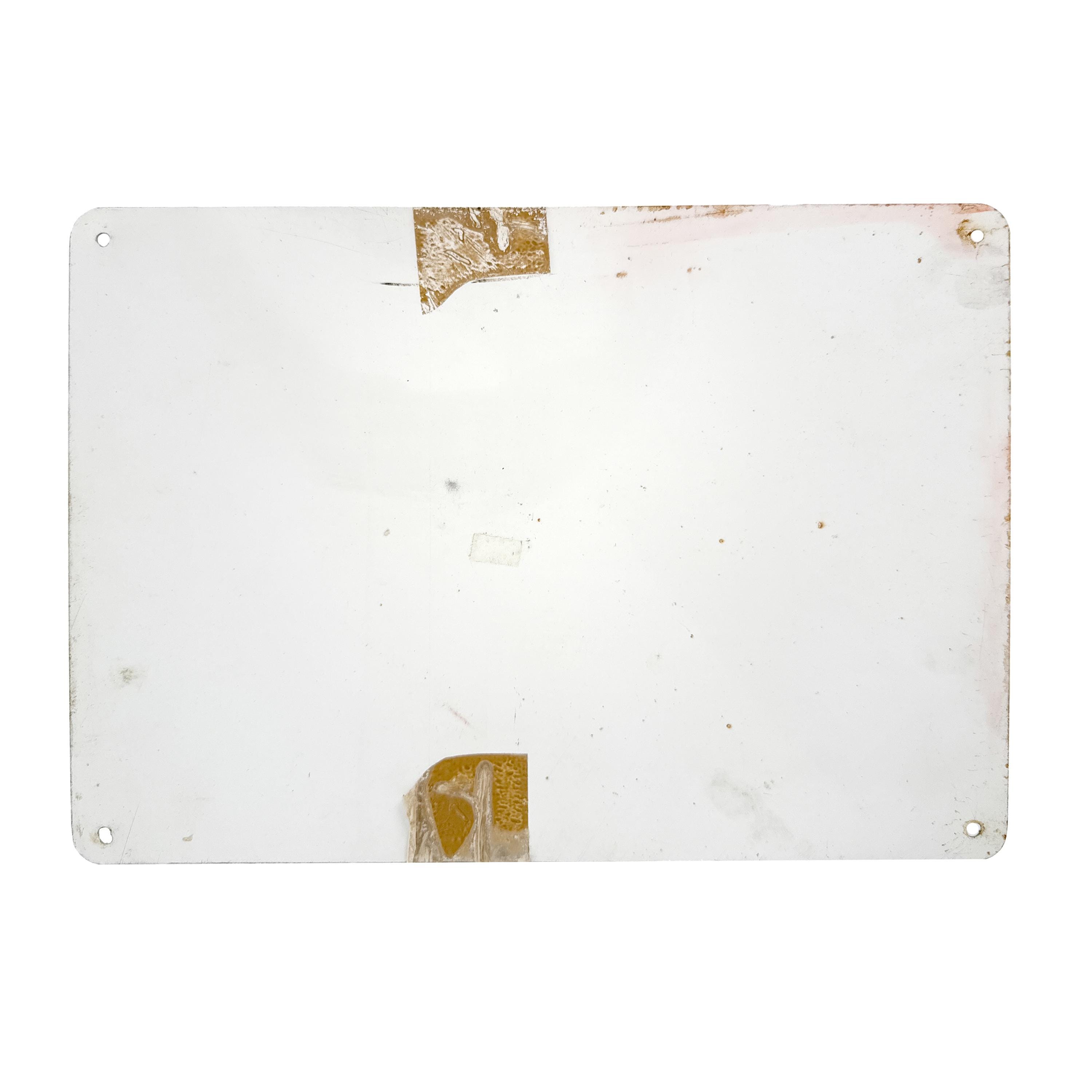 Vintage 1960s 14" X 10" Industrial Safety Sign "think Accidents Are ...