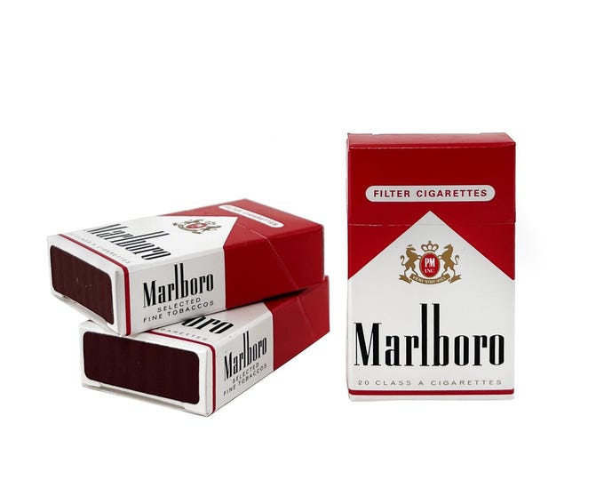 Vintage MARLBORO Cigarettes Lot of 5 Empty Packets for Collection - Etsy