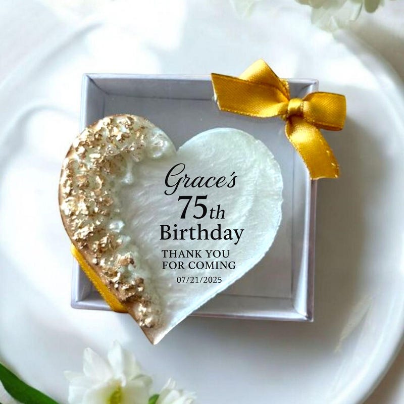 Heart Resin Favors - Etsy